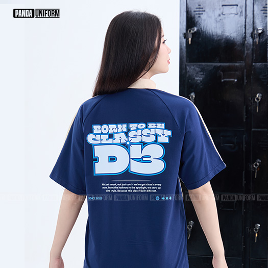 Polo cổ zip BST Crewmate Xanh tím than x Be 1